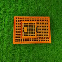 China Yellow White Lightweight Poultry Transport Cages Easy Assembly For Chicken Farm for sale