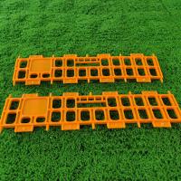 China Yellow White Lightweight Poultry Transport Cages Easy Assembly For Chicken Farm for sale