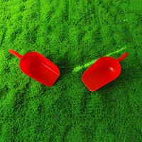 China Eco Friendly Orange Plastic Feed Scoop Shovel With High Durability For Feeding for sale