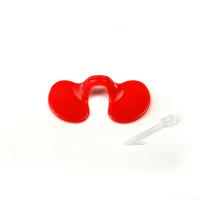 China Sturdy Red Plastic Anti Pecking Eye Mask For Chickens Prevents Blindness Farm/Retail Use for sale