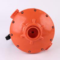 China Durable Round Blue Plastic Poultry Accessories Poultry Feed Filter Designed for sale