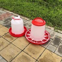 China 10L Plastic Poultry Feeder Large Capacity Easy Cleaning Automatic Chicken Feeders for sale
