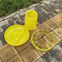 China Plastic Manual Poultry Feeder And Drinker For Farming Broiler Chicken Automatic Feeding for sale