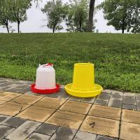 China Plastic Manual Poultry Feeder And Drinker For Farming Broiler Chicken Automatic Feeding for sale