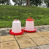 China 3Kg Farm Equipment Animal Poultry Broiler Automatic Feeding Plastic Chicken Drinkers And Feeders for sale