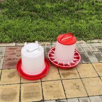 China New Arrivals 6Kg/9Kg Poultry Auto Chicken Feeder With Legs for sale