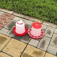 China Waterproof Plastic Poultry Feeder For Chickens Ducks Geese Turkeys Automatic Pet Feeder for sale