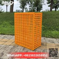 China Convenient Smooth Secure Poultry Transportation 74cm*54cm*32cm Large Chicken Cage for sale
