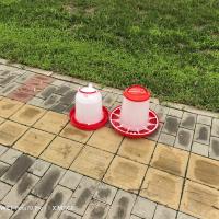 China Cylinder Poultry Feeder For Chickens Ducks Geese Turkeys for sale