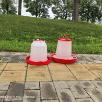 China Standard Cylinder Plastic Chicken Feeder No Waste for sale