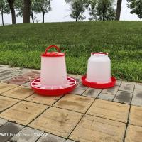 China Standard Cylinder Plastic Chicken Feeder No Waste for sale