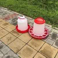 China Standard Cylinder Plastic Chicken Feeder No Waste for sale