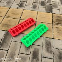 China Long Strip Poultry Feed Trough Chicken Feeder Pigeon Supplies 28 Holes for sale