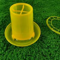 China Diy Yellow Durable Poultry Feed Container With Thickened Cardboard Packaging for sale