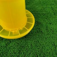 China Hanging Poultry Feeder Bucket Standard Weight Yellow for sale