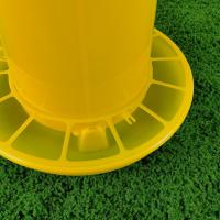 China Hanging Poultry Feeder Bucket Standard Weight Yellow for sale