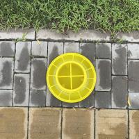 China Standard Yellow Round Chicken Feed Bucket Diy for sale