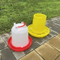 China Effortless Hydration Red plastic chicken drinker Convenient Watering for sale