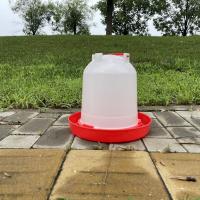 China Effortless Hydration Red plastic chicken drinker Convenient Watering for sale