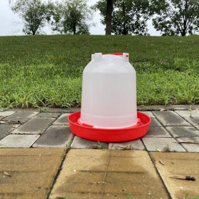 China Effortless Hydration Red plastic chicken drinker Convenient Watering for sale