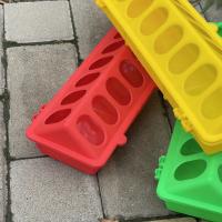 China Weather Resistant Rectangle Poultry Feeding Trough No Sharp Edges Rectangular Shape for sale