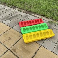 China Modern Rectangle Chicken Trough Feeder Weather Resistant Clean Hygienic for sale