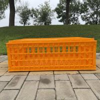 China Lightweight Farm Hygiene Convenience Diy Chicken Transport Crates for sale