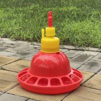 China Cone Shape Anti Drip Red  Plastic Poultry Drinker for sale