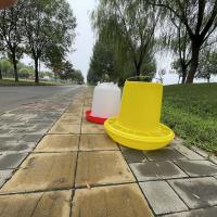 China Liter Volume Round Plastic Poultry Feed Bucket for sale