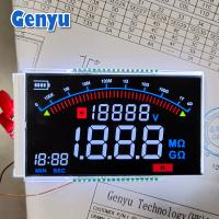 China Black Screen Color Segments VA LCD Display for sale