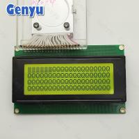 China STN Yellow Green Monochrome LCD Display Module Screen 20x4 Character LCM 16pin for sale