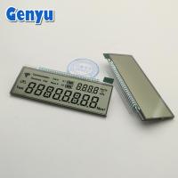 China Custom Size LCD Display Gas Meters HTN Positive Reflective LCD Screen 78x30mm for sale