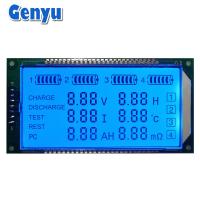 China Custom LCD Segment Display Module HT1621 TN Positive Blue Backlight For Charger for sale