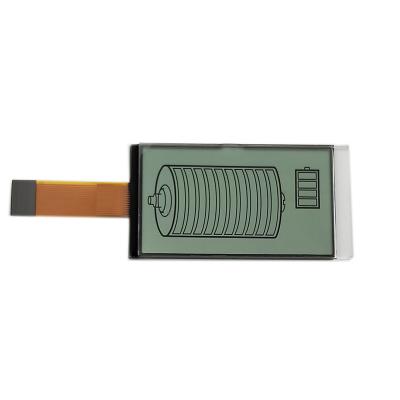 China 18PIN FPC Connect Custom LCD Display Screen TN Segmented Black Characters for sale