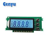 China HT1621 4 Digit 7 Segment LCD Display FSTN Screen With White Backlight for sale