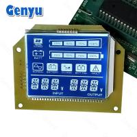 China TN LCD Screen LCD Segment Display Dark Background White Backlight SMT_HT1621 for sale