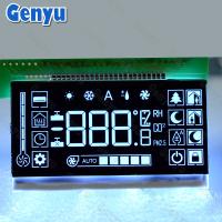 China 3 Digit LCD Display VA Type White On Black PIN Connect For Smart Home Switch for sale