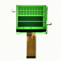 China Green Backlight COG LCD Display Transflective STN Segment + Graphic 24pin FPC for sale