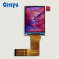 China 2.4 Inch TFT LCD Display TN 6 O'Clock 240x320 Resolution ILI9340 SPI 12pin FPC for sale