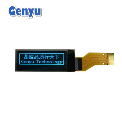 China 0.91 Inch OLED Display 128x32 Pixels Blue 12PIN SSD1306 with SPI interface for sale