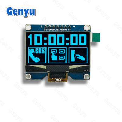 China 3.3V 1.54 Inch OLED Display 128x64 White Blue Yellow With SPD0301 Driver IC for sale