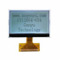 China 2.72 Inch 128x64 LCD COG Display Graphic FSTN Screen Positive White Backlight 36PIN FPC for sale
