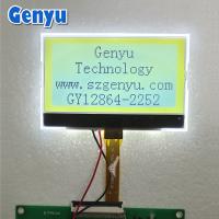 China 2.48 Inch Graphic LCD Display 128x64 Pixels STN Yellow-green With White Backlight for sale