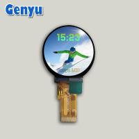 China Small Size 0.9 Inch Round TFT LCD Display 128x128 Resolution SPI Interface for sale