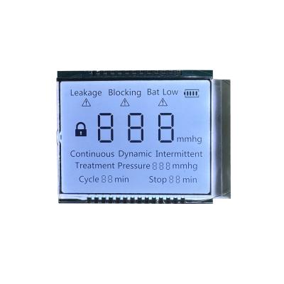 China Monochrome  White Segment HTN Positive LCD Screen Display 3.3V 27PIN for sale