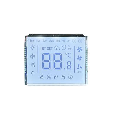 China Customized TN LCD Segment Screen Transmissive White Backlight 4.5V 24PIN for sale