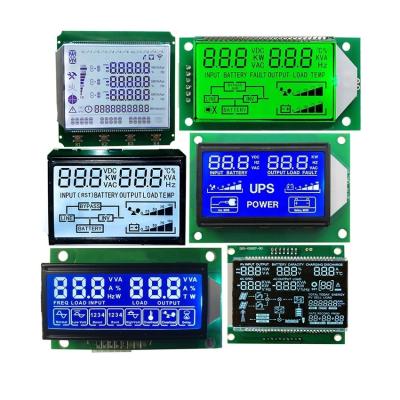 China Backlight Optional Colors 16 Segment TN LCD 14 Segment Large 7 Segment LCD Display Digit HTN STN Monochrome Display for sale
