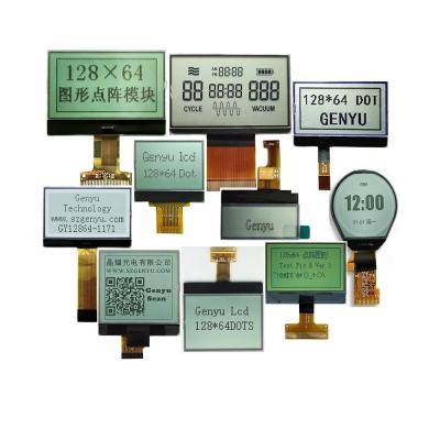 China Square Round Programmable Monochrome STN/FSTN 12864 128*64 128X64 Graphic LCD Display with Customizable Backlight Color for sale