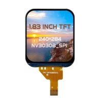 China Customized 2.4 Inch IPS TFT LCD Display with 300K Month Supply 18pin FPC and NV3030B Driver IC for sale
