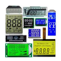China 7 Segment LCD Liquid Crystal Display TN/HTN/STN/VA/BTN LCD Screen Custom LCD Module with HT1621 Drive IC and PIN/FPC/ZEBRA Connector for sale